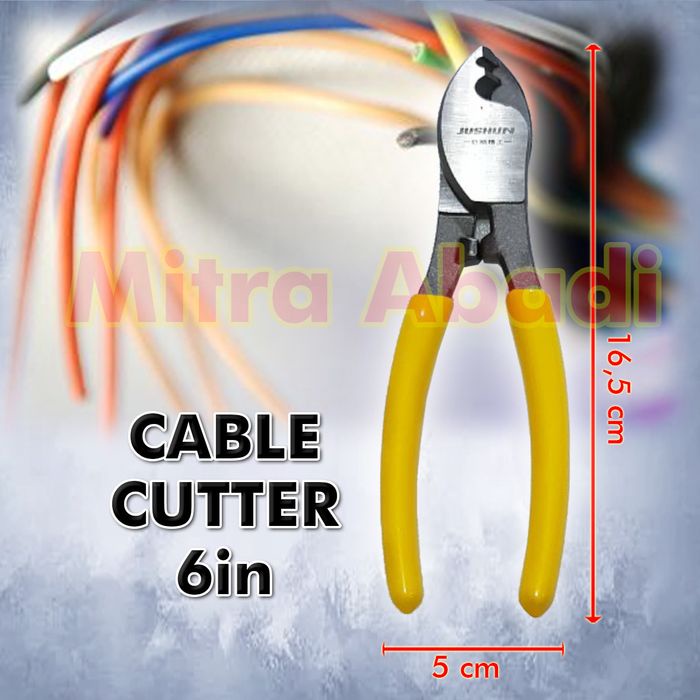 Jual Cable Cutter/Tang Potong Pemotong Kabel Kawat 6 inch | Shopee ...