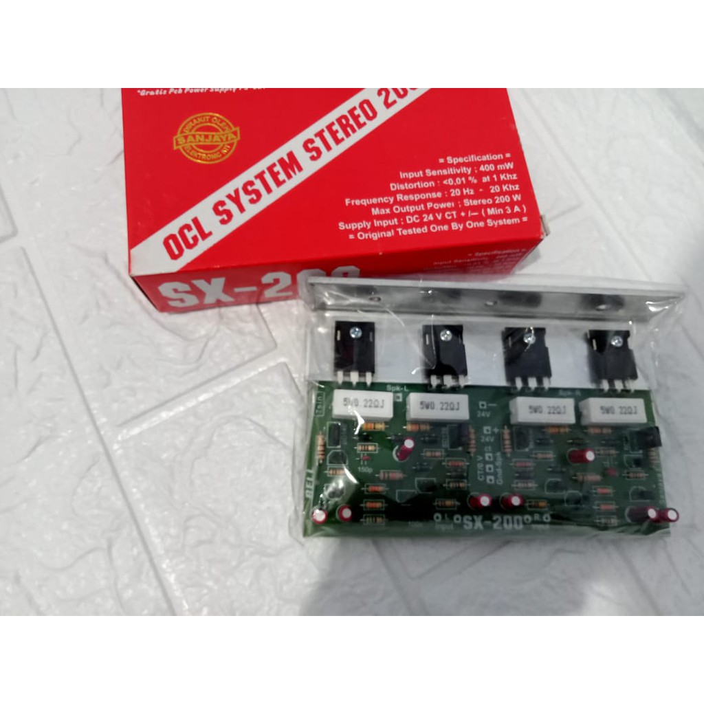 Jual KIT OCL SYSTEM STEREO 200 WATT SX-200 BELL | Shopee Indonesia