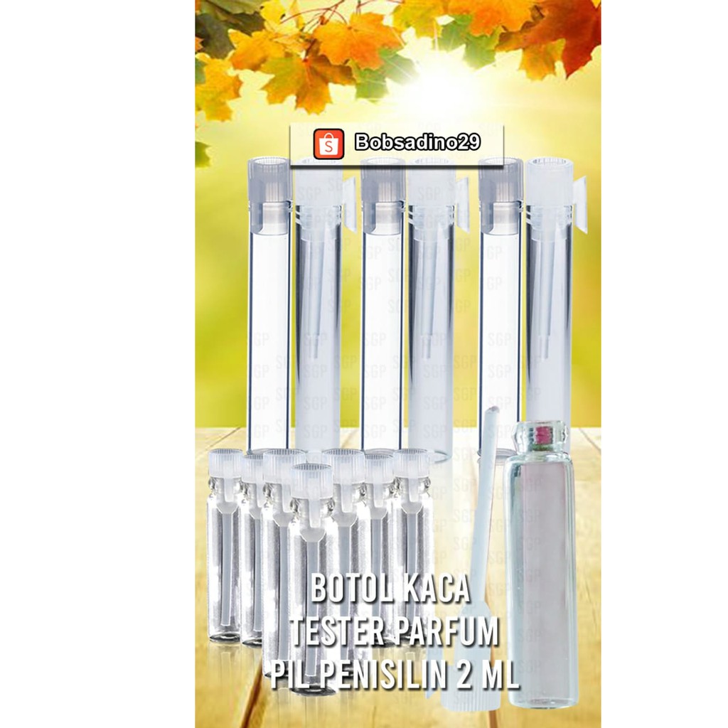 Jual Botol Penicilin Lidi/3ml/Botol tester kaca/Botol vial/oles ...