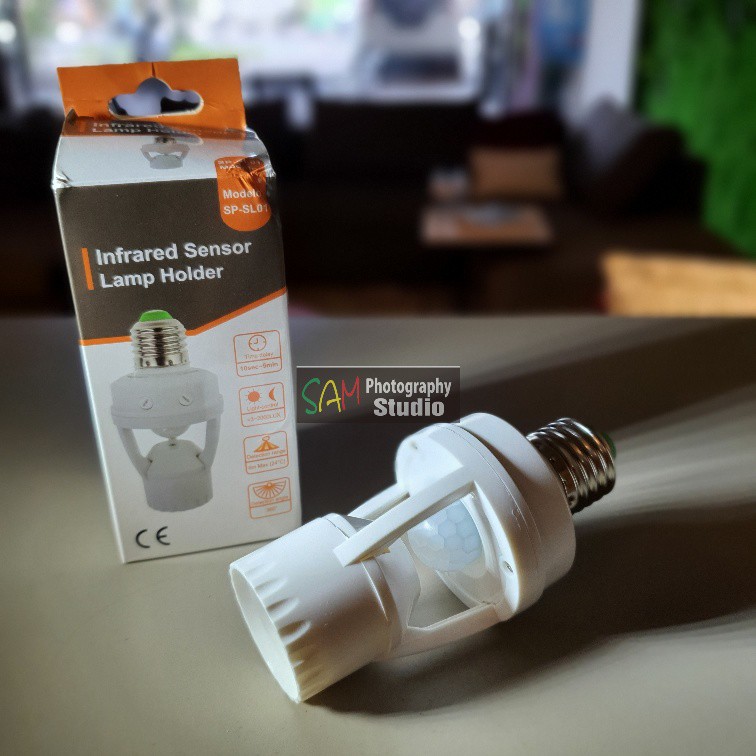 Jual Fitting Lampu Sensor Gerak PIR Infra Red | Shopee Indonesia
