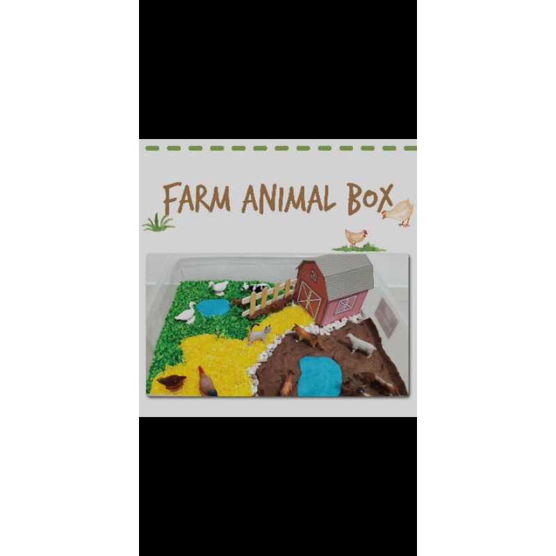 Jual farm animal box mainan anak do it yourself DIY belajar kreativitas ...