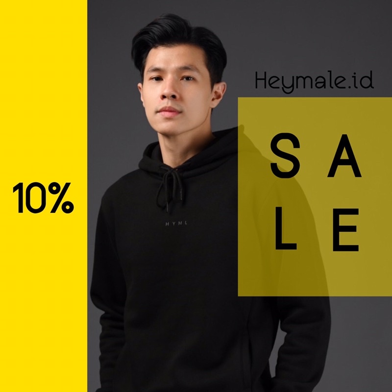 Jual Heymale Prime Signature Hoodie Black | Shopee Indonesia
