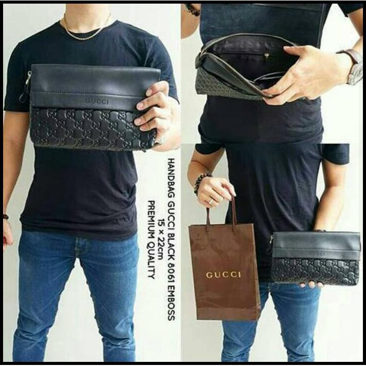 Jual HANDBAG GUCCI PRIA DAN WANITA TAS TANGAN GUCCI EMBOS | Shopee ...