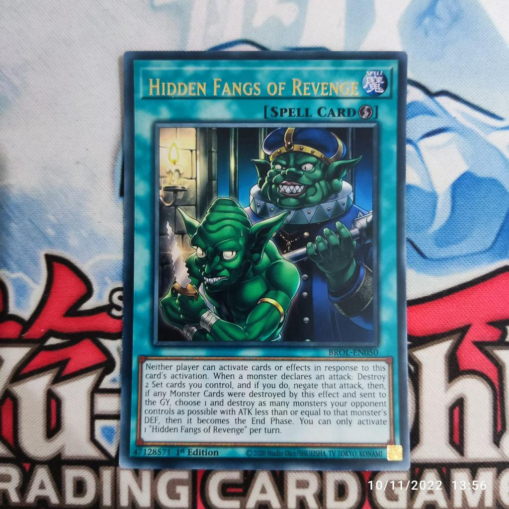 Jual yugioh hidden fangs of revenge BROL ultra rare original | Shopee ...