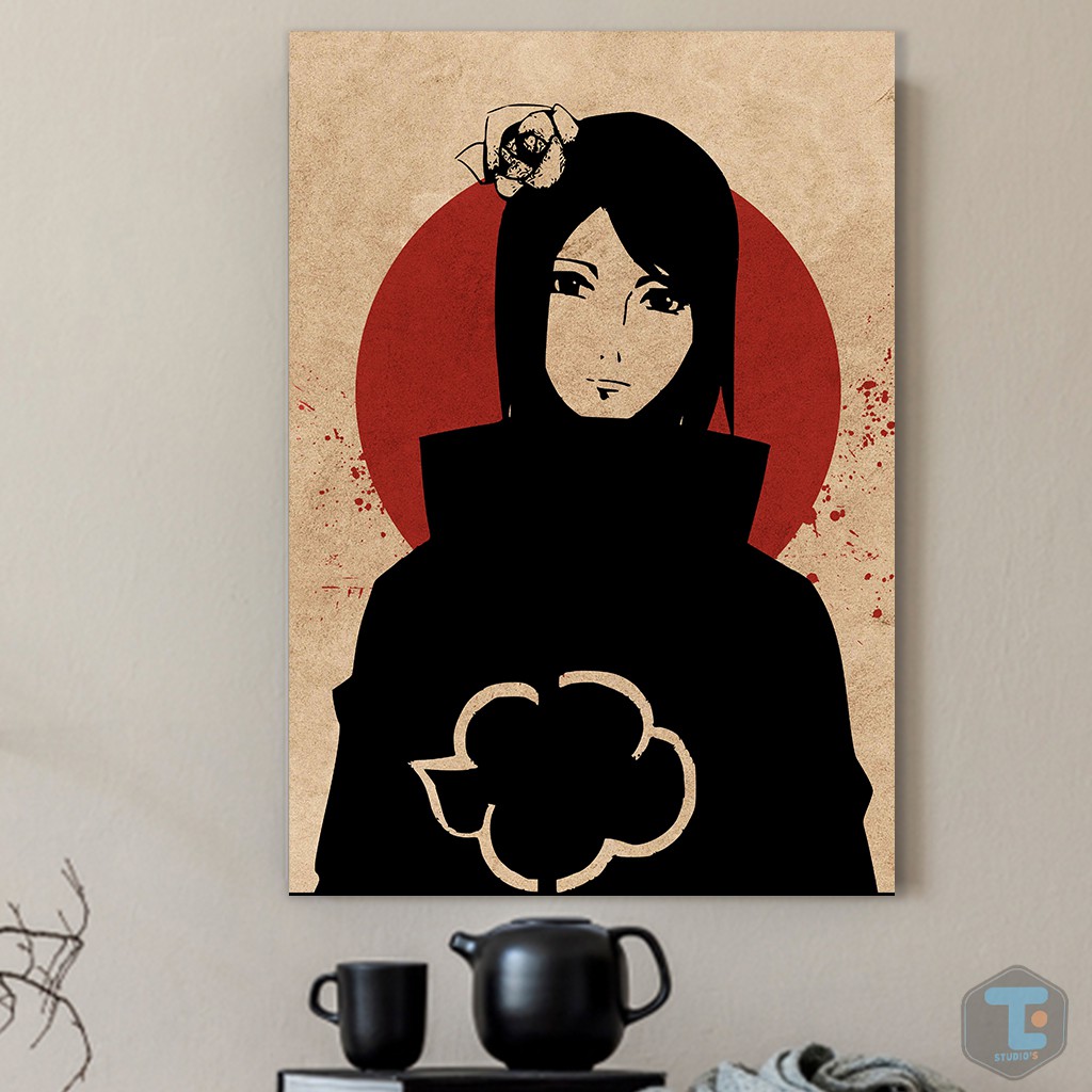 Jual Hiasan Dinding Akatsuki Naruto Poster Anime Kartun Jepang Desain ...