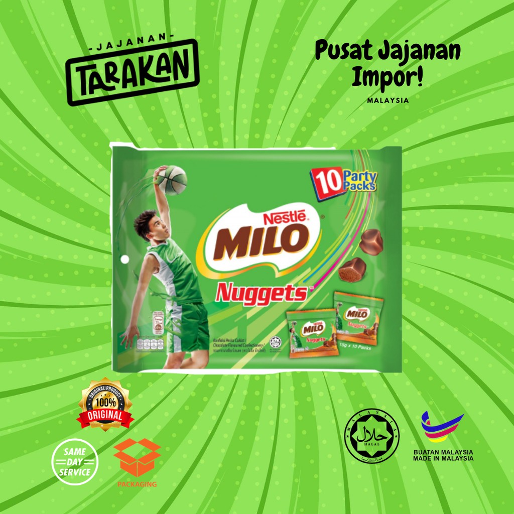 Jual Milo Nuggets Fun 10x Party Packs Malaysia | Shopee Indonesia