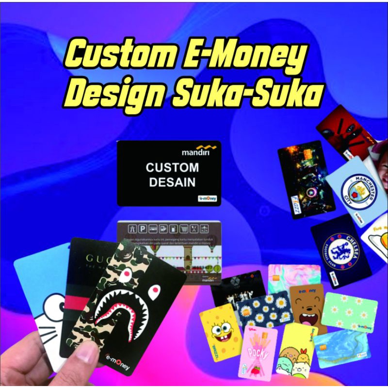 Jual Custom Kartu E-money / E-money Card Custom / Cetak Kartu E-money ...