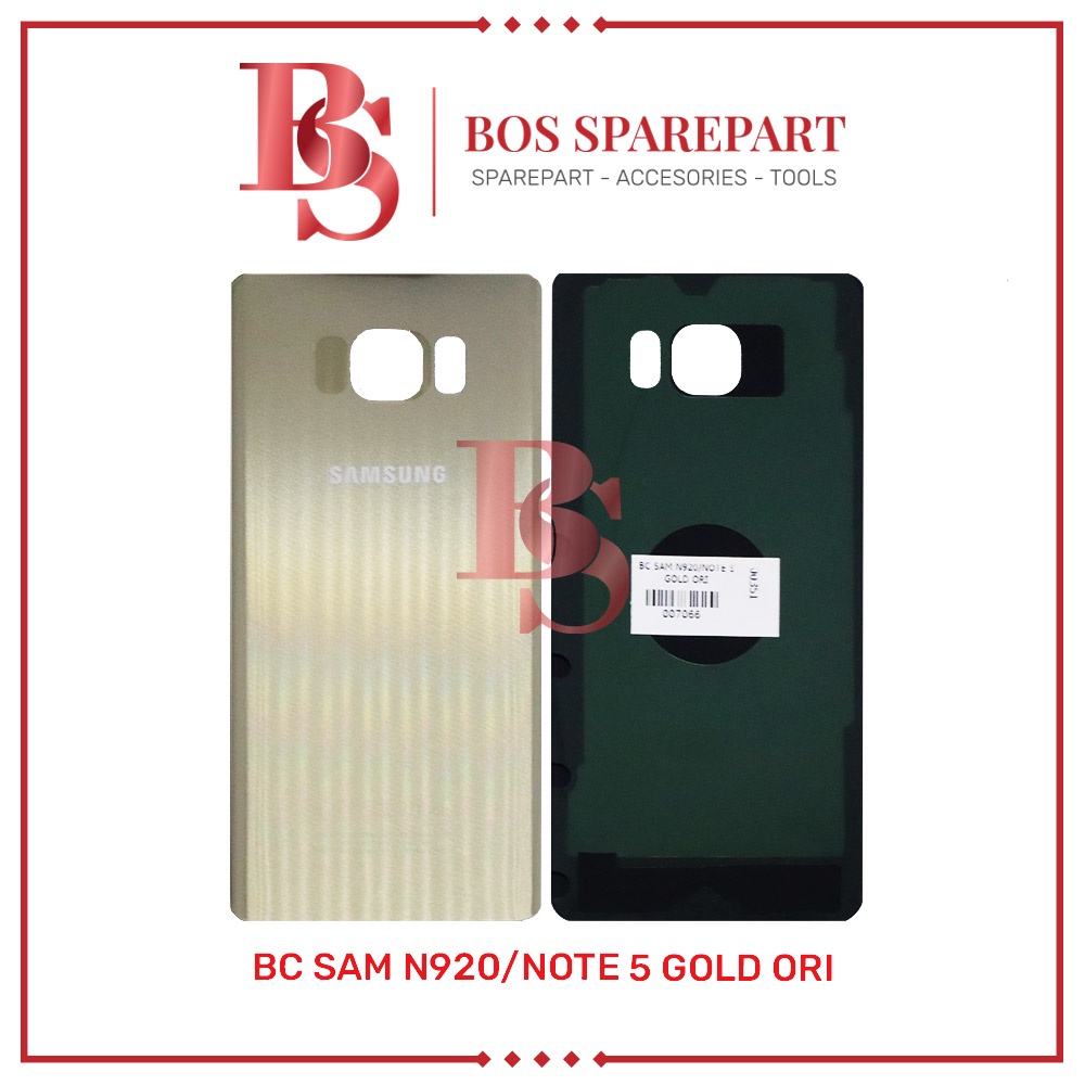 Jual TUTUP BELAKANG SAMSUNG N920 / NOTE 5 ORI / BACK DOOR / BACK COVER ...