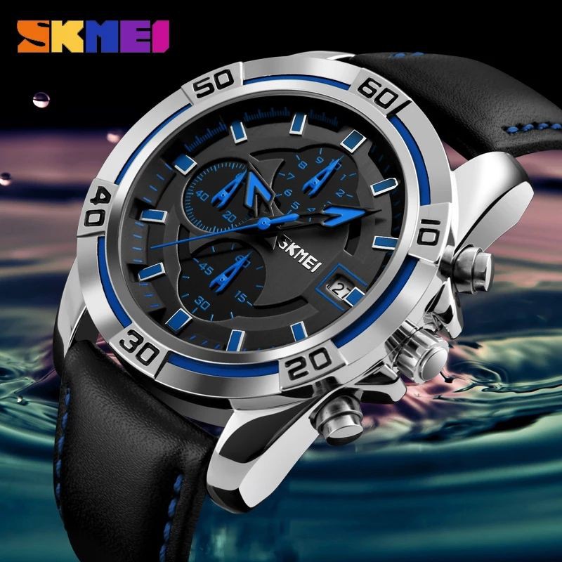 Jual Jam Pria Formal Tahan Air Skmei 9156 Original Impor Analog ...