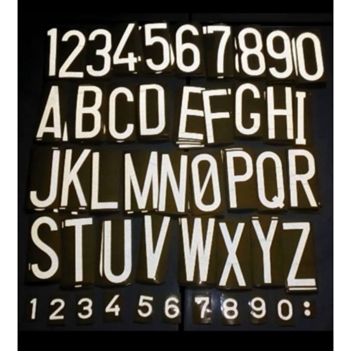 Jual Stiker/Sticker Plat Nomor Mobil Font Baru Lama Reflektif/Solid ...