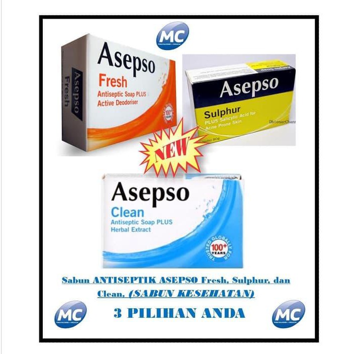 Jual SABUN ANTISEPTIK ASEPSO / SABUN UNTUK GATAL-GATAL DAN BIANG ...