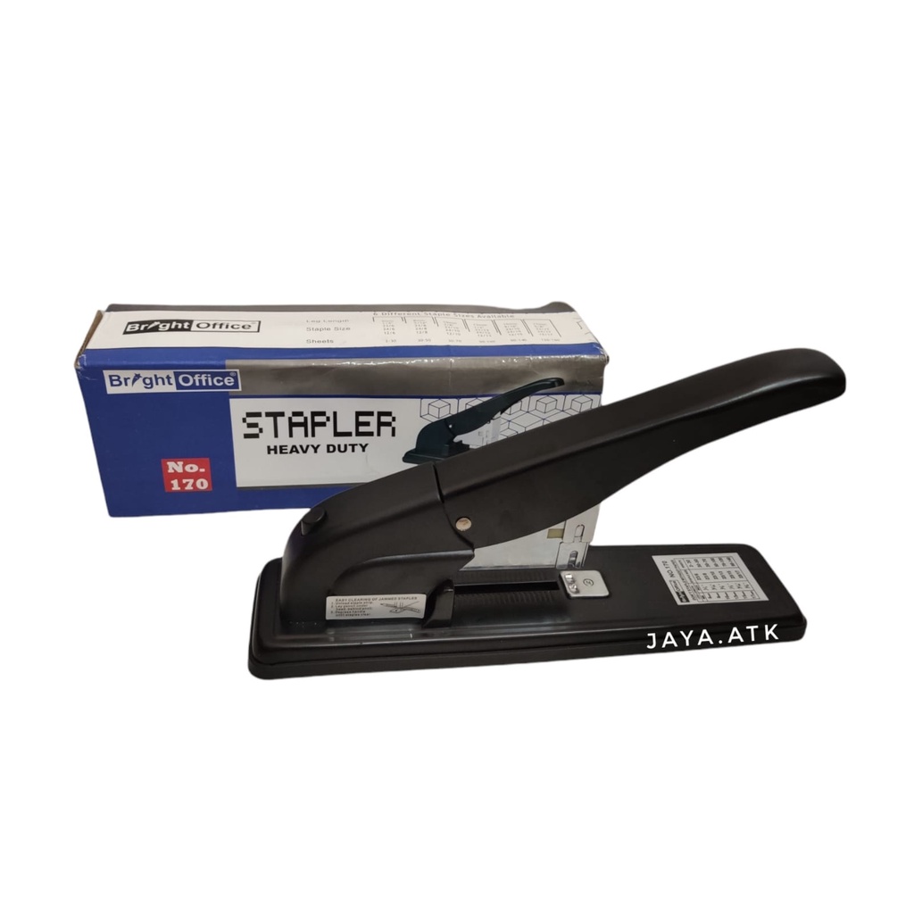 Jual STAPLER STAPLES JILID HEAVY DUTY 150 LBR HEKTER FOTOCOPY BRIGHT ...