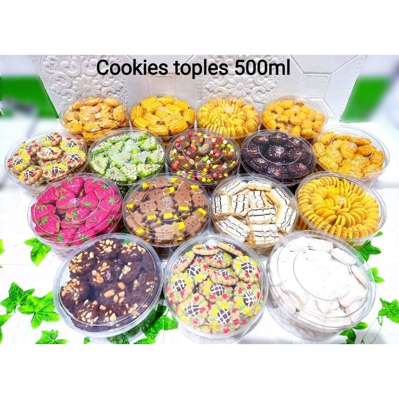 Jual Kue kering per toples besar / cookies nastar / bangkit / lidah ...