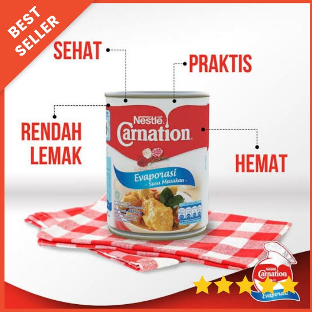 Jual SUSU EVAPORASI CARNATION 405 GRAM 1 DUS ISI 48 | Shopee Indonesia