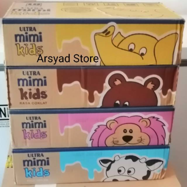 Jual Ultra Mimi susu uht karton 1 dus 40 pcs x 125 ml | Shopee Indonesia