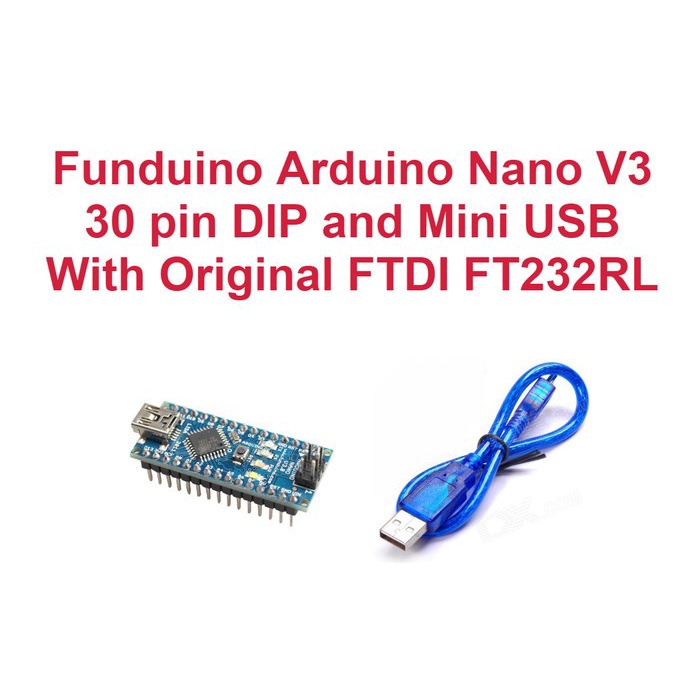 Jual ARDUINO NANO V3 Compatible High Quality Module FTDI Serial Com ...