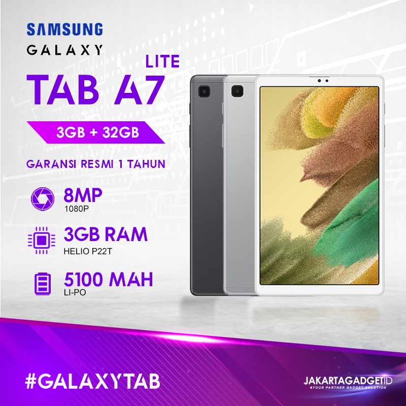 Jual Samsung Galaxy Tab A7 Lite [3GB+32GB] Garansi Resmi Samsung 1 Tahun | Shopee Indonesia