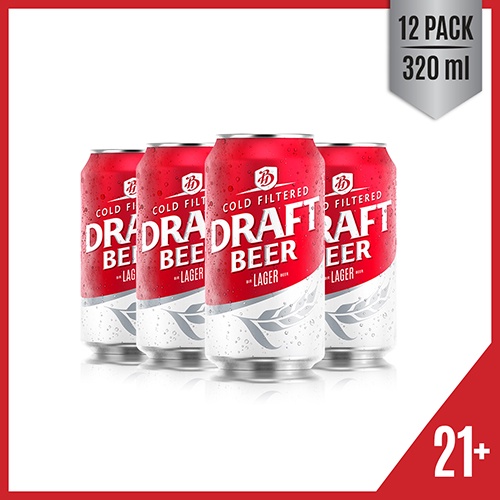 Jual Draft Beer Can - Minuman Bir [320 ML / 12 Kaleng] | Shopee Indonesia