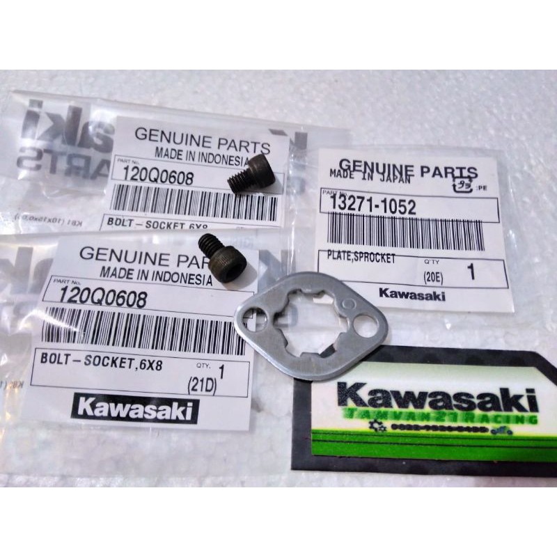 Jual PLATE GEAR PENGUNCI SET NINJA RR R SS ORIGINAL | Shopee Indonesia