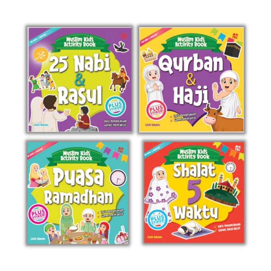 Jual MUSLIM KIDS ACTIVITY BOOK; 25 NABI & RASUL/QURBAN & HAJI/PUASA ...