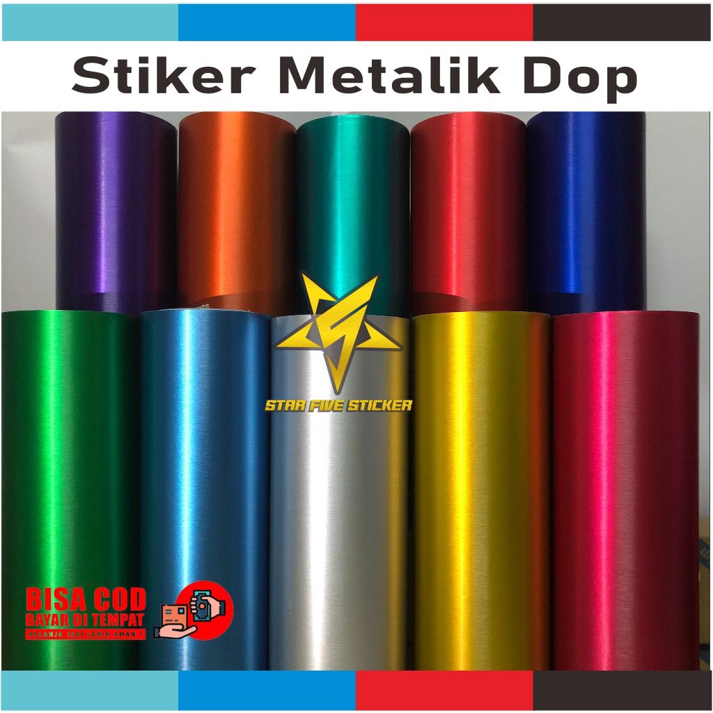 Jual Stiker Skotlet Motor Mobil Sticker Scotlet Metalik Doff | Shopee ...