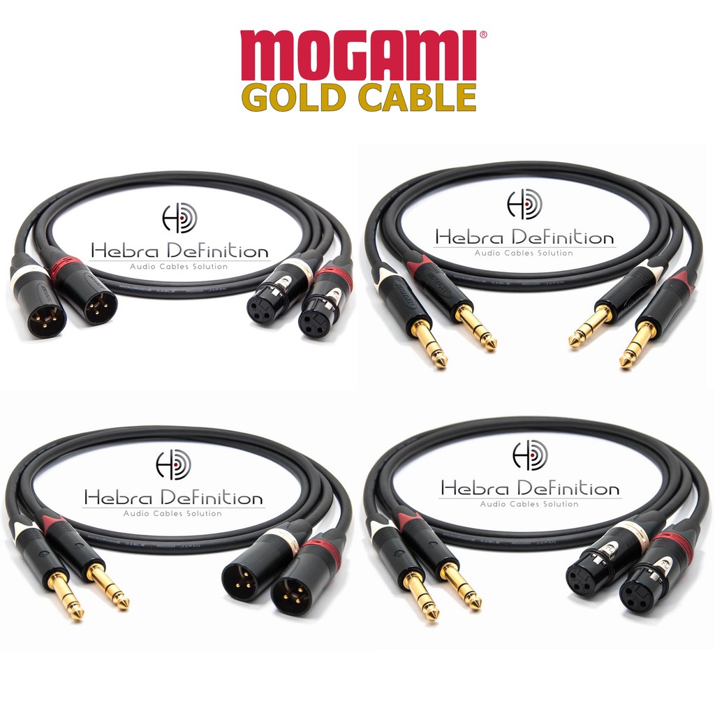 Jual MOGAMI GOLD BALANCE STEREO CABLE (Pair) | Shopee Indonesia