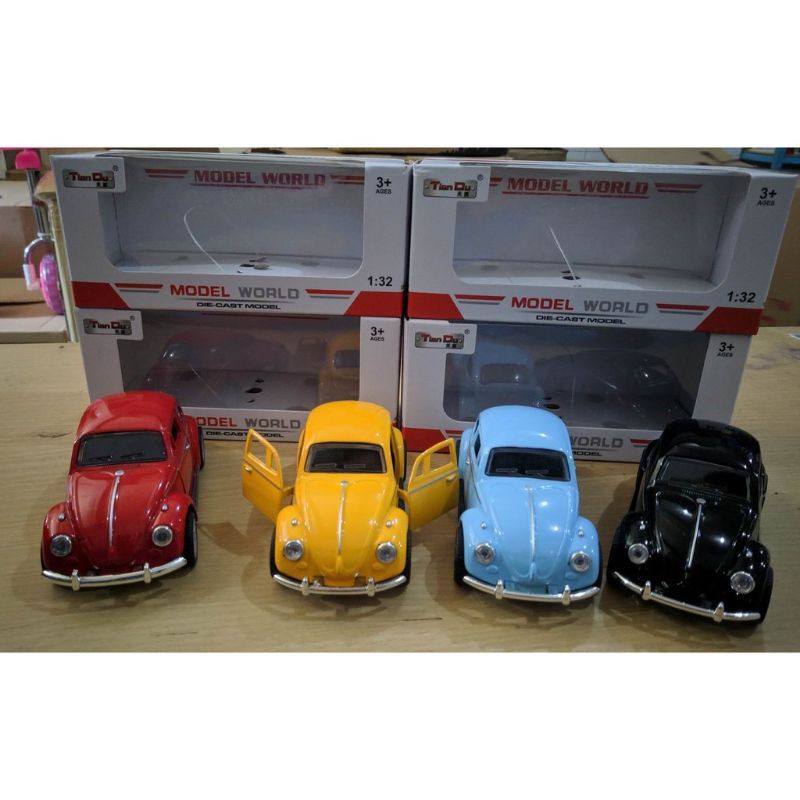 Jual miniatur mobil vw beatle skala 32 by tian du | Shopee Indonesia