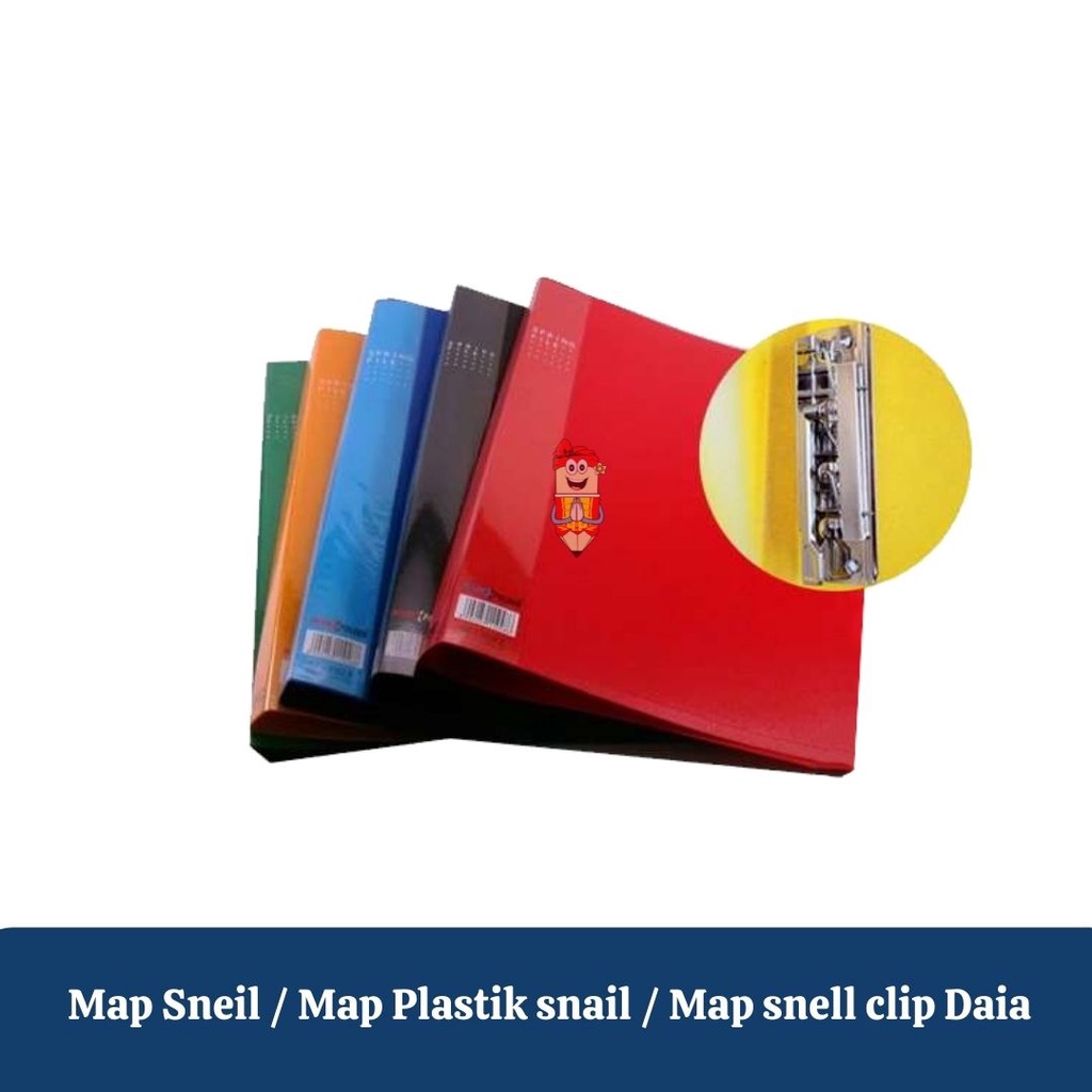 Jual Map Sneil / Map Plastik snail / Map snell clip Daia | Shopee Indonesia