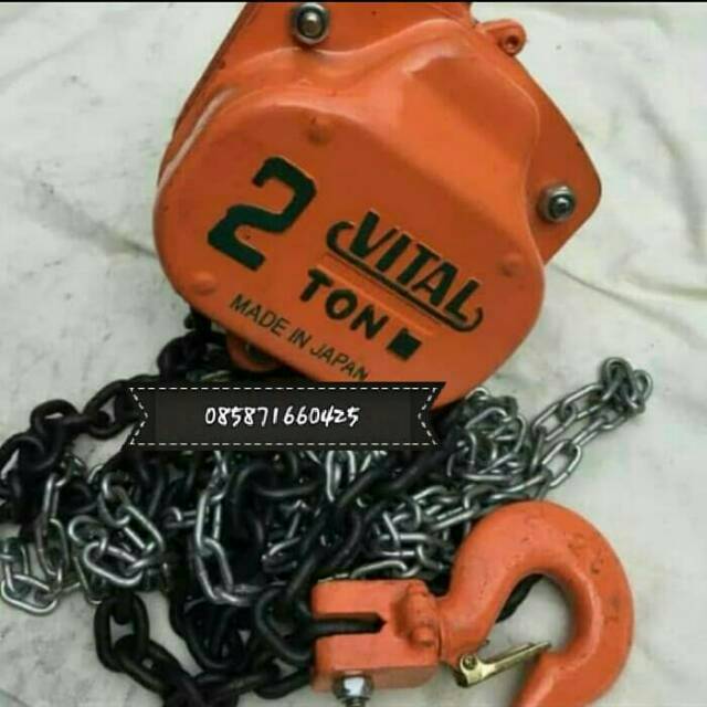 Jual Chain Block 2 Ton x 5 Meter NAGASAKI - Chain Block Made in Japan ...