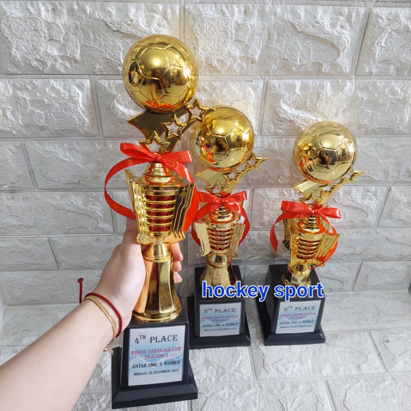 Jual Trophy Piala Bola Futsal 1 Set 123 Murah Model Pagoda | Shopee ...