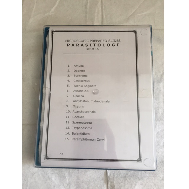 Jual Preparat Parasitologi set 15 / Preparat Parasitologi | Shopee ...