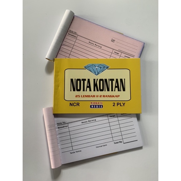 Jual NOTA KONTAN 2 PLY KECIL, NOTA NCR, DESAIN LANDSCAPE | Shopee Indonesia