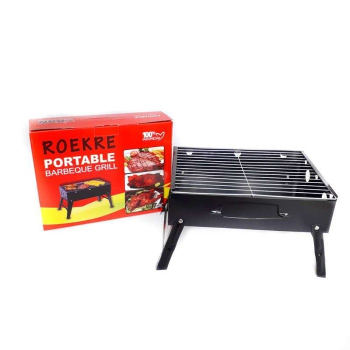 Jual Alat Pemanggang Grill Barbeque Alat Panggangan Portable Roekre ...