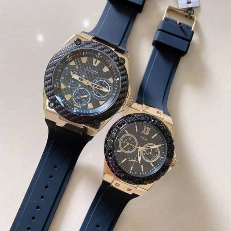 Jual Jam Tangan Guess Original W1049G5 dan W1053L7 Chronograph Tanggal ...