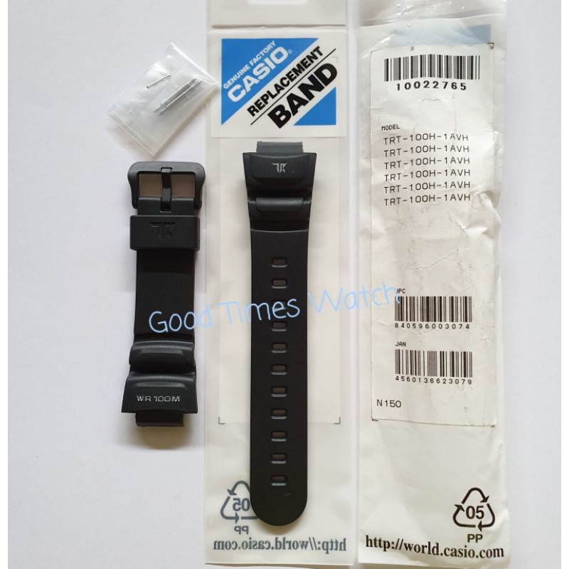 Jual STRAP CASIO TRT-100H-1AV TRT 100H TRT 100 Casio Original | Shopee ...