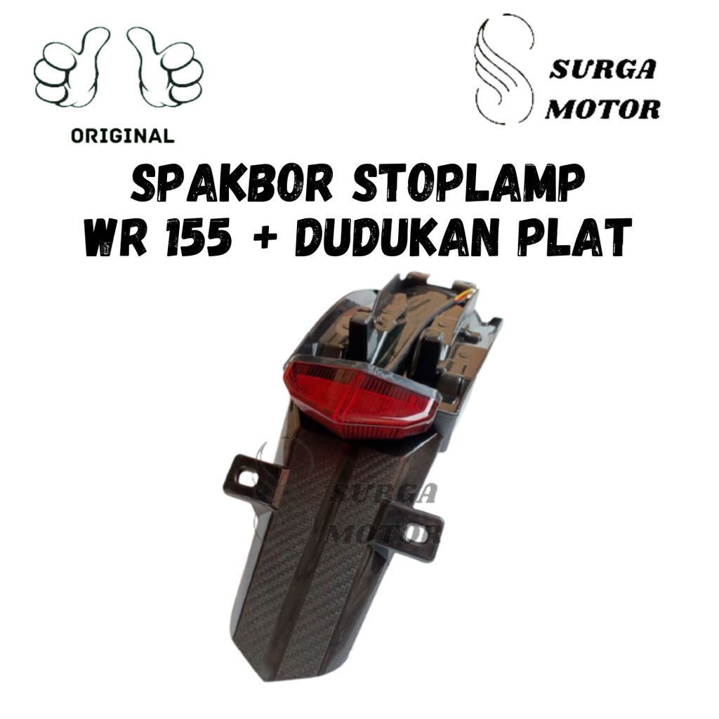 Jual VARIASI SAMBUNGAN BUNTUT SPAKBOR SLEBOR SONAR STOPLAMP BELAKANG CRF150 KLX150 WR155 SRX ...