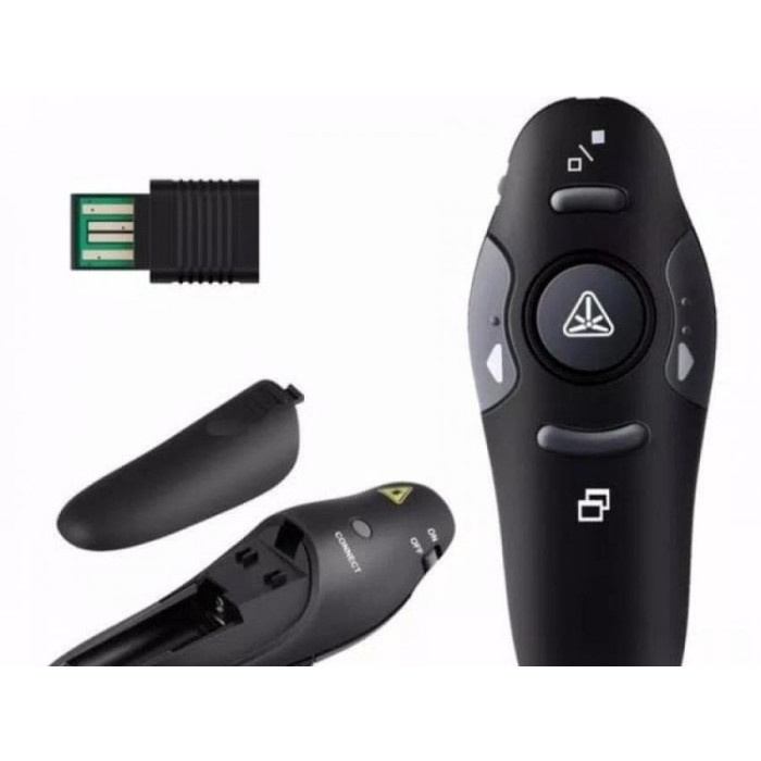 Jual Wireless Pointer USB PowerPoint Presenter Remote Control Laser ...