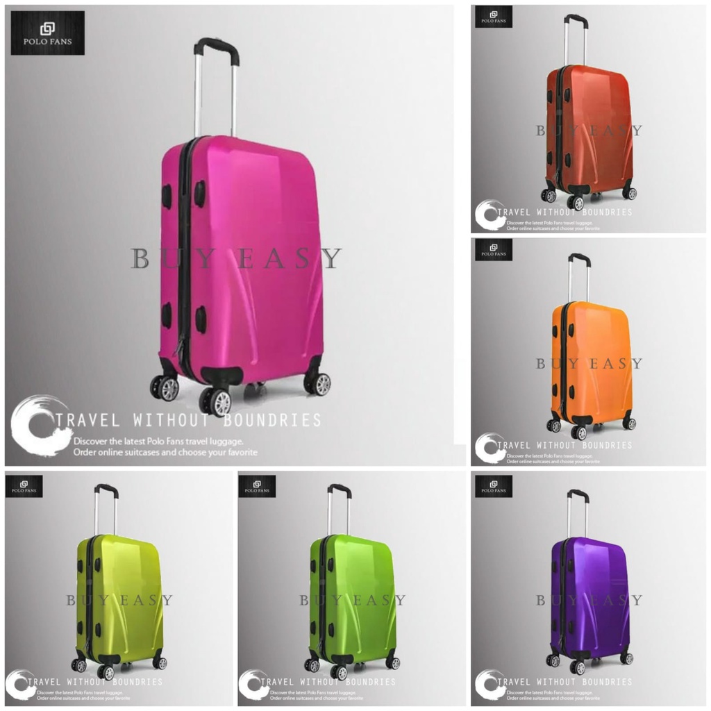 Jual Koper 22 inch ukuran Bagasi bahan ABS Hardcase tipe Roda Pesawat ...