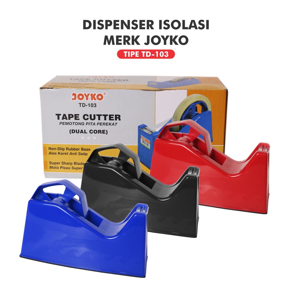 Jual Tempat Isolasi Joyko TD 103 Tape Cutter Tape Dispenser Tempat ...