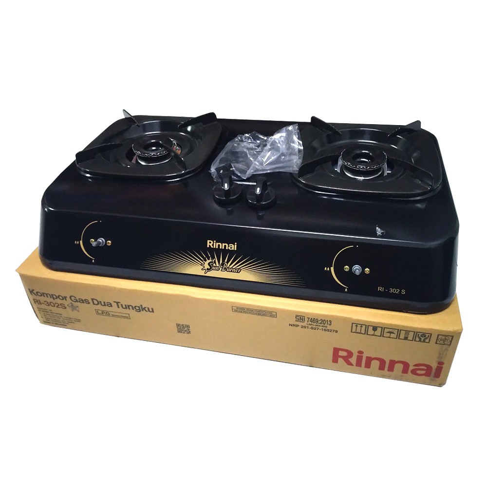 Jual Rinnai Kompor Gas 2 Tungku 60 cm (RI302S) | Shopee Indonesia