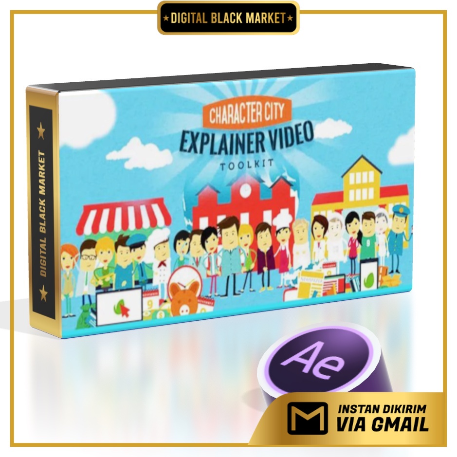 Jual Character City Explainer Video Toolkit After Effect Project Files | Shopee Indonesia