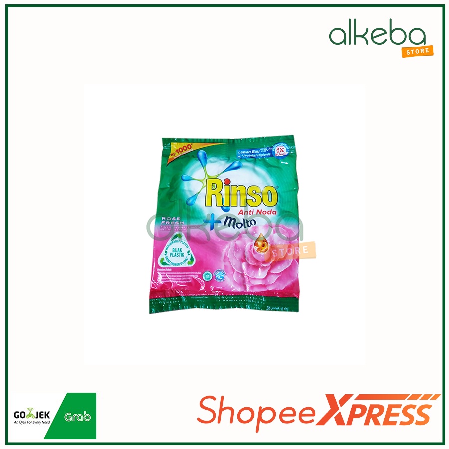Jual Detergent Rinso Molto Sachet 44 gr / Serbuk Sabun Cuci Baju ...