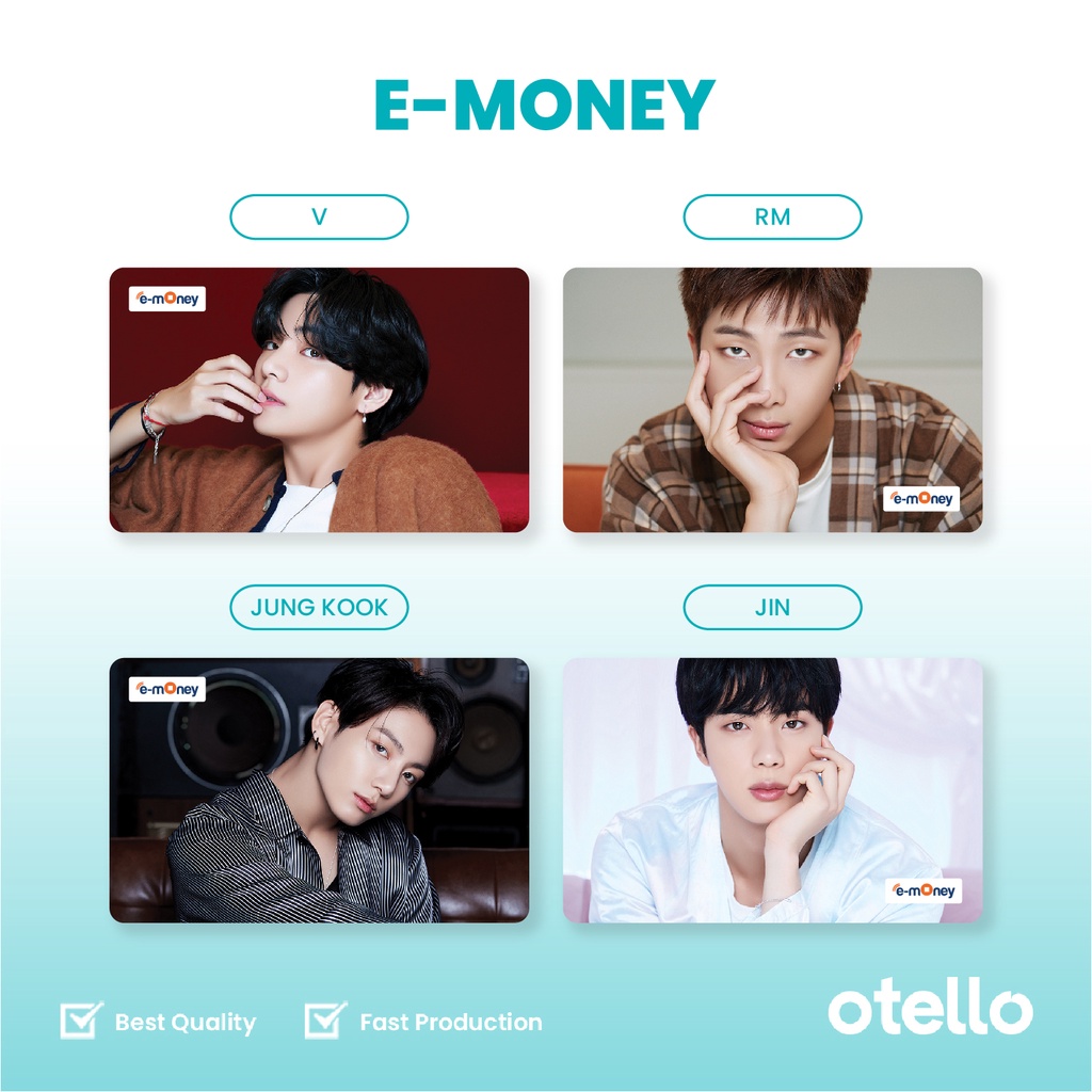 Jual Kartu E-Money Mandiri BTS Be eMoney Card eToll BTS Kpop Bangtan ...
