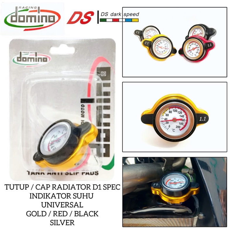 Jual TERMURAH TUTUP CAP RADIATOR ALMU SUHU D1 SPEC INDIKATOR THERMO ...
