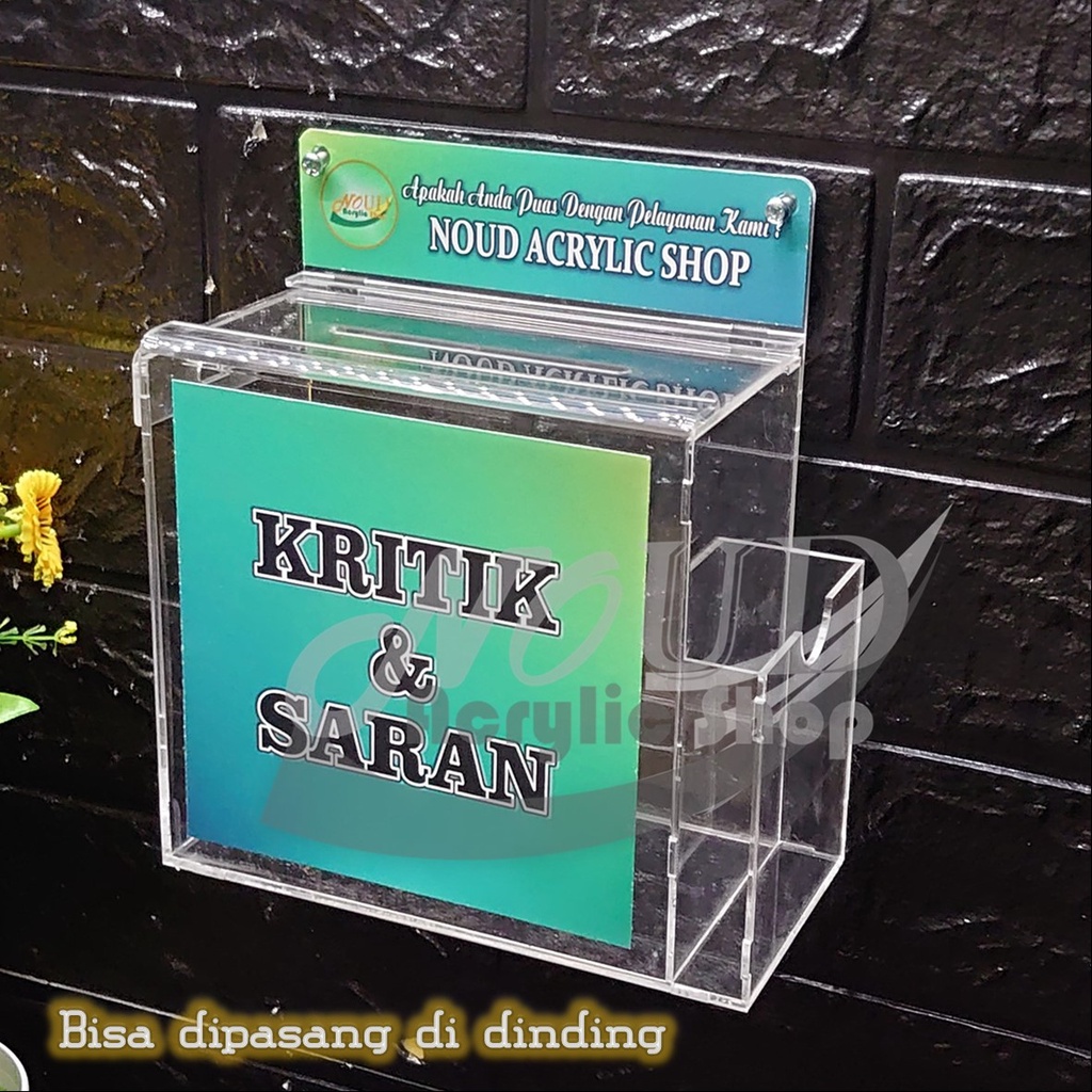 Jual Kotak Saran Akrilik Acrylic Terbaik | Shopee Indonesia
