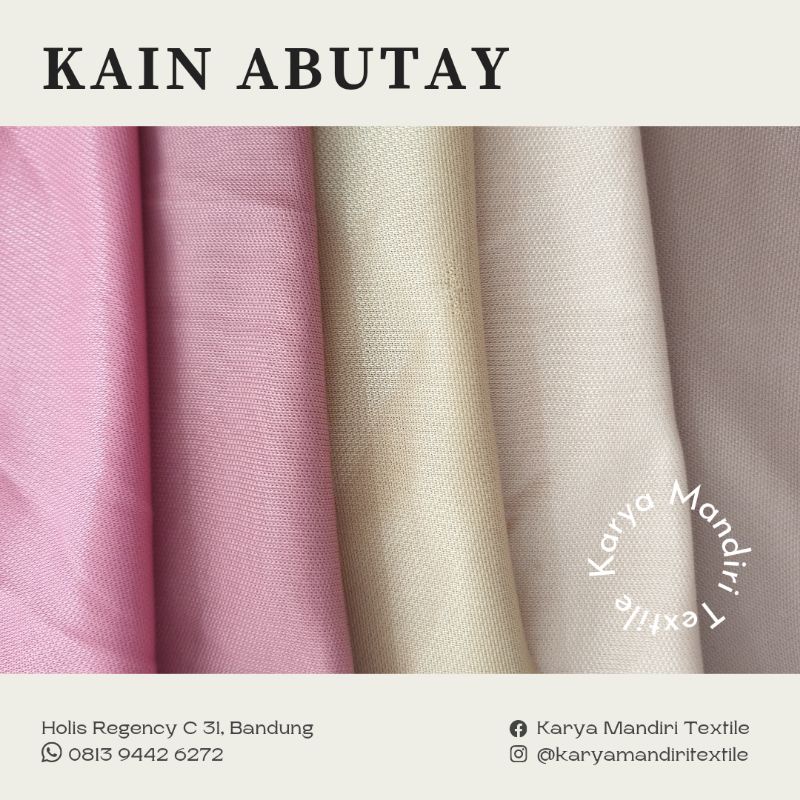 Jual Kain ABUTAY / ABUTAI Semidal PREMIUM grosir bahan DEKORASI ...