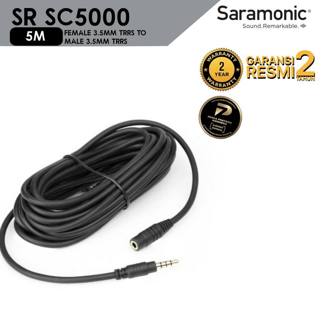 Jual Saramonic SR SC5000 SR SC 5000 3.5mm female to 3.5mm male 5 meter ...