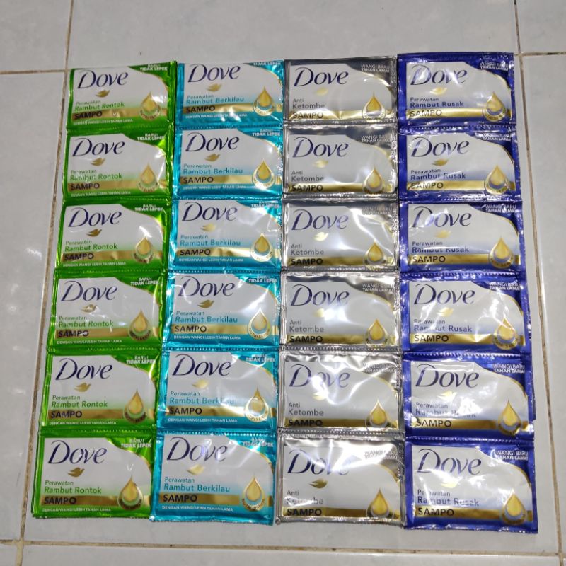Jual Shampoo Dove Sachet / Shampoo dove renteng / Dove saset / sampo ...