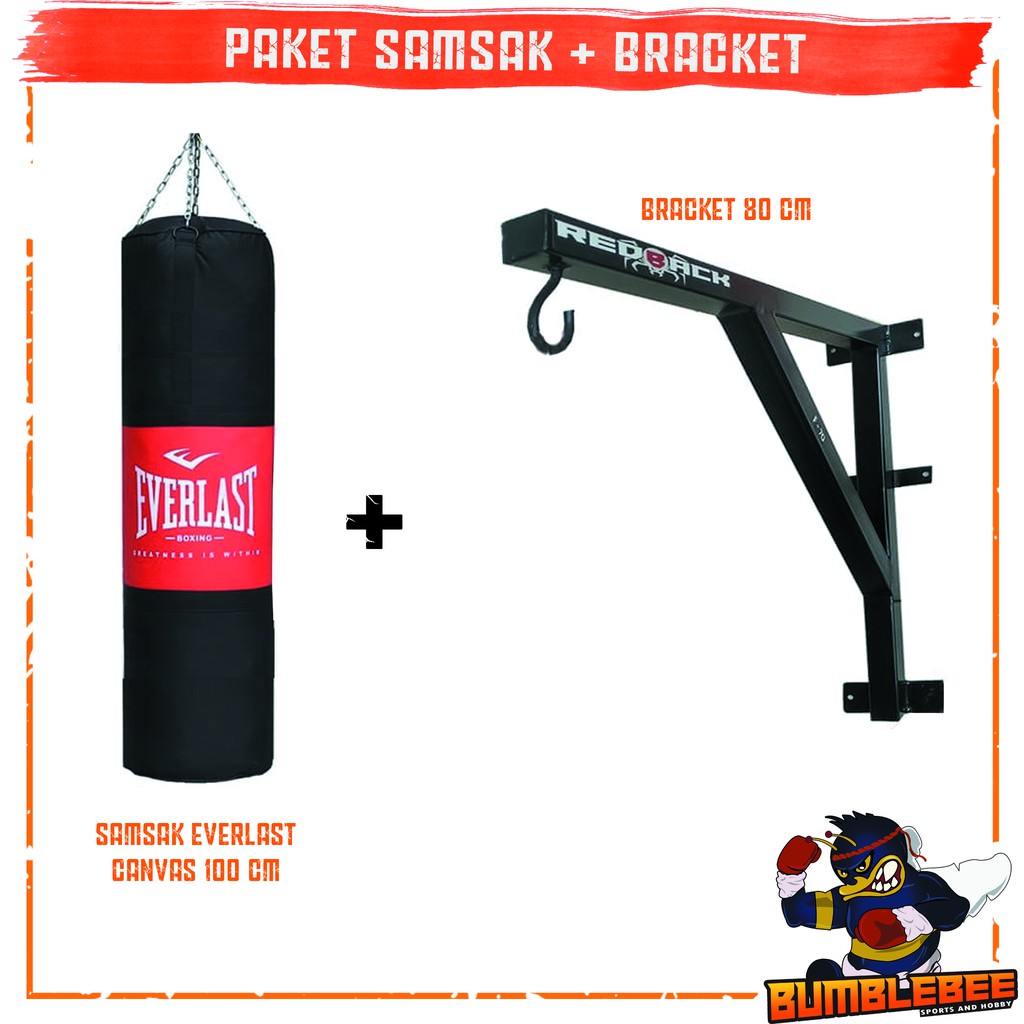 Jual Paket Murah Samsak Tinju Muaythai 1 Meter + Bracket Gantungan ...