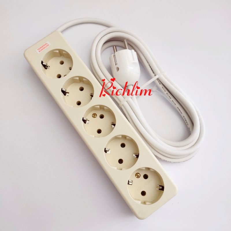 Jual Stop Kontak Uticon/Stopkontak Terminal kuningan 1 2 3 4 5 6 Lubang/Colokan Listrik | Shopee ...